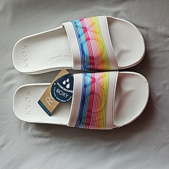 Roxy | Shoes | Nwt Roxy Slide Sandals Size 9 | Poshmark